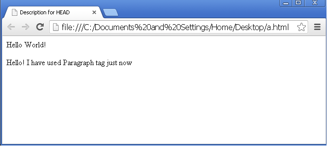 Basic blocks of HTML | HTML tutorial by Wideskills
